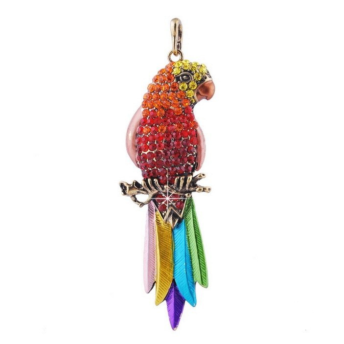 Parrot Pendant Necklace (6 Colors)